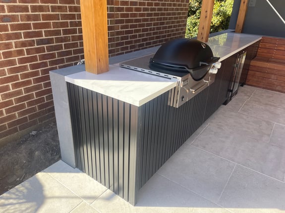 BBQ Gallery - Limetree Alfresco Outdoor - Weber Family Q Built In